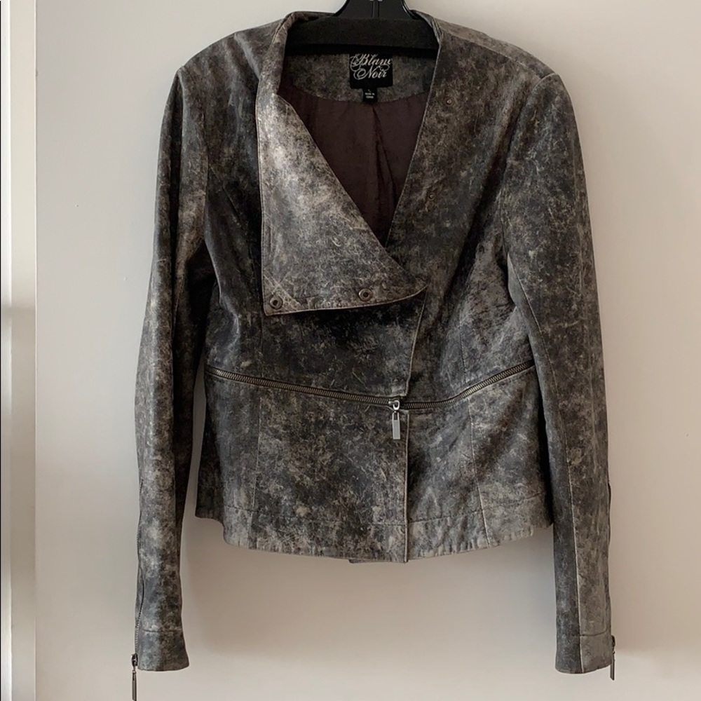 Statement 100% Leather Jacket, Biker Style - Gem